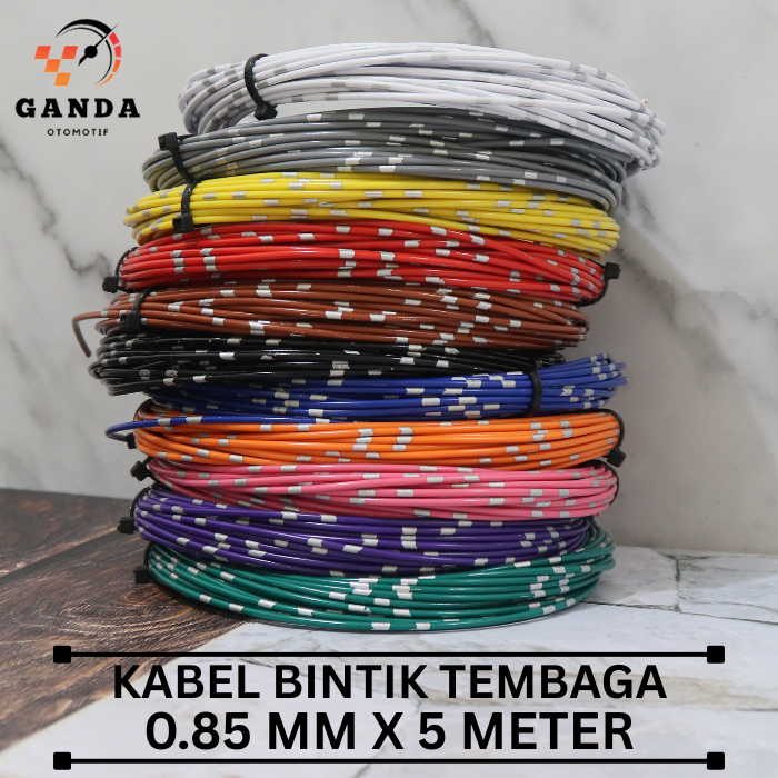 Jual KABEL BINTIK TEMBAGA / KABEL BODY / KABEL MOBIL & MOTOR 0,85 MM - 5 METER | Shopee Indonesia
