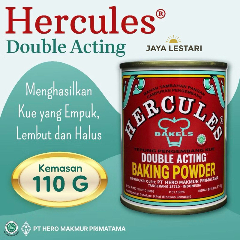 Jual Hercules Bakels Baking Powder Tepung Pengembang Kue (110g ...