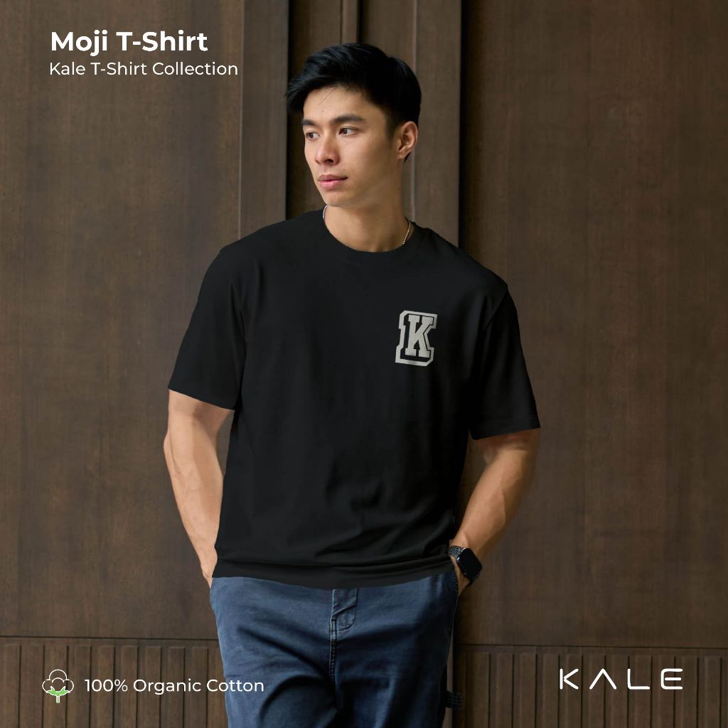 Jual KALE Moji / atasan kaos pria / baju kaos pria / kaos basic pria ...
