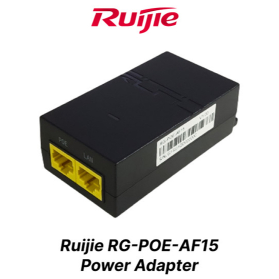 Jual Ruijie RG-POE-AF15 - PoE Injector Gigabit 802.3af DC 52V/0.30A 15W ...