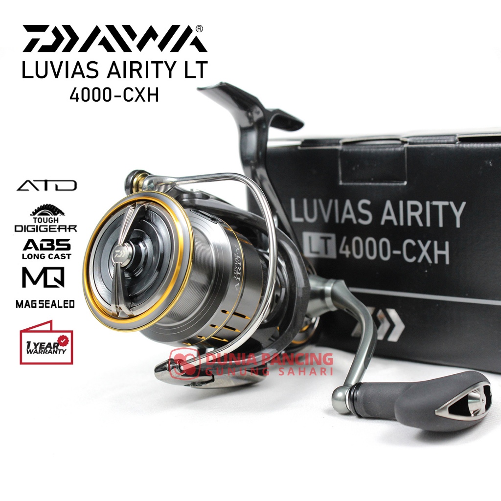 Jual Reel Spinning Daiwa Luvias Airity LT [21] 2500/3000/3000XH/3000S-CXH | Shopee Indonesia