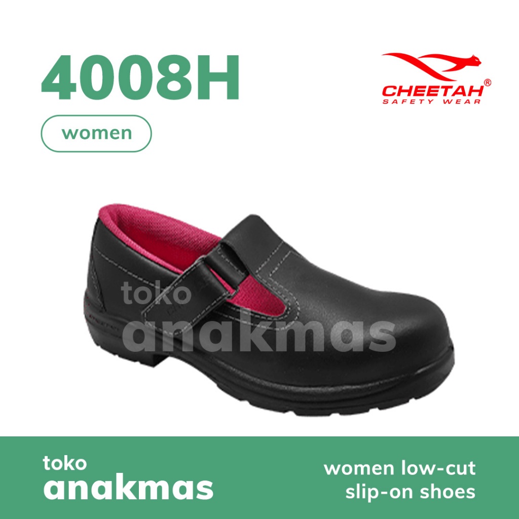 Jual Sepatu Safety Shoes Wanita Cheetah 4008H | Shopee Indonesia