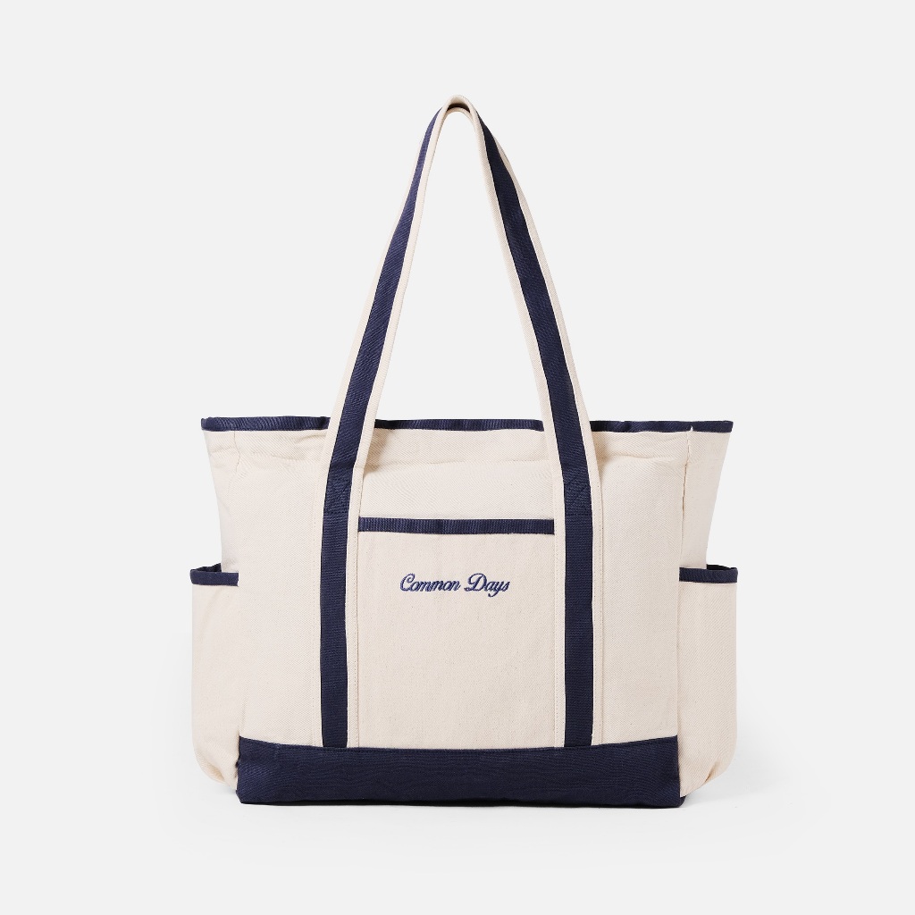 Jual Carry All V1 Vintage Totebag Navy Common Days | Shopee Indonesia