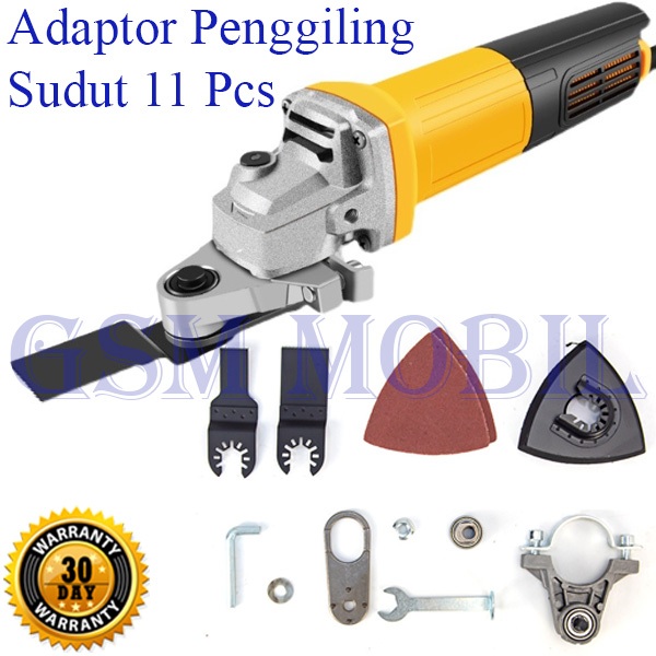 Jual Adaptor Multifungsi Tools Oskilasi Komplit Gerinda Angle Grinder ...