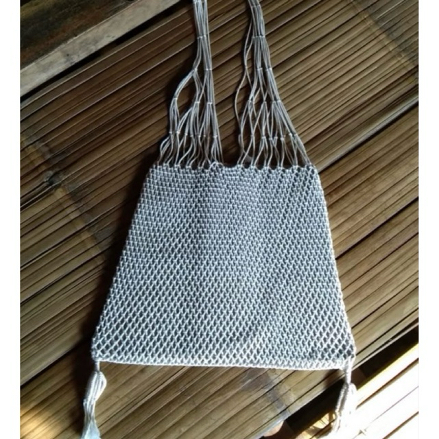 Jual tas jarog asli baduy rajutan benang wol | Shopee Indonesia