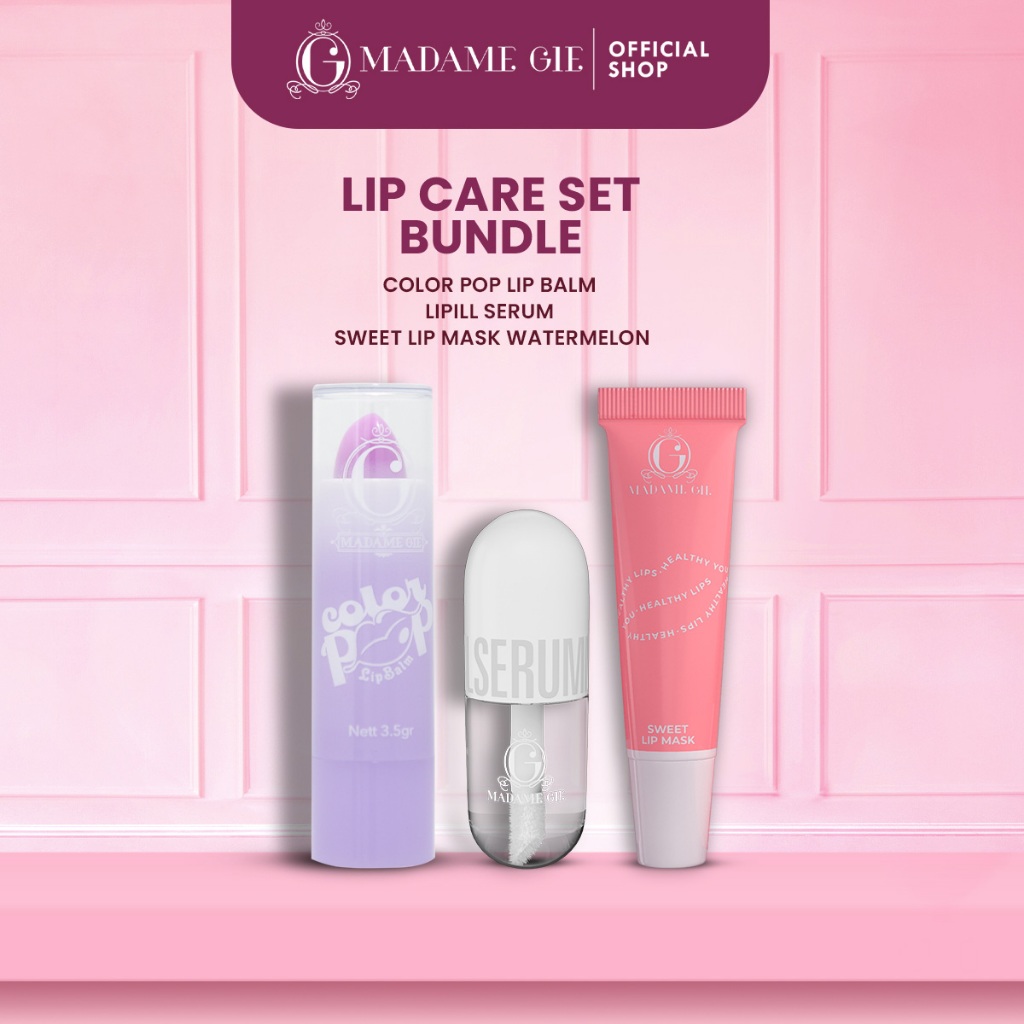 Jual Madame Gie Lip Care Set Bundle - Skincare Serum Masker Bibir | Shopee Indonesia