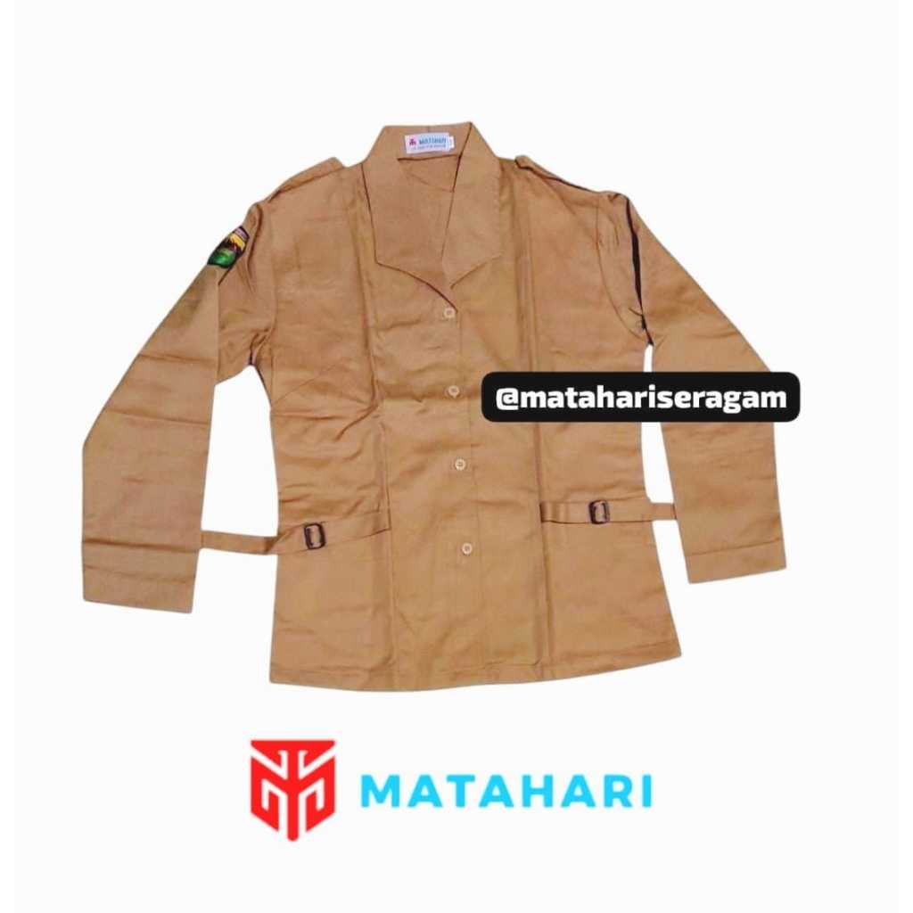 Jual Matahari Seragam / Baju Pramuka SMA Wanita Panjang / Baju Pramuka ...