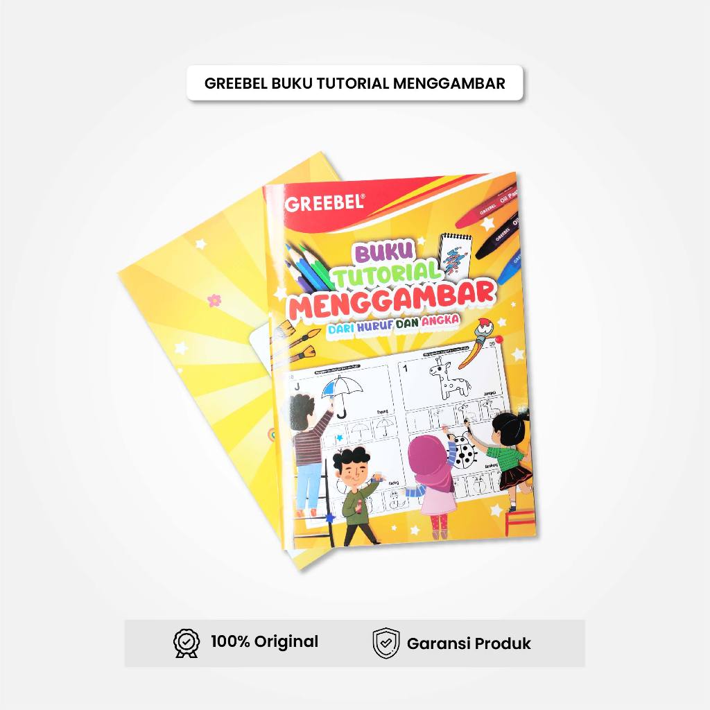 Jual GREEBEL Buku Mewarnai / Buku Tutorial Menggambar 40 Halaman ...