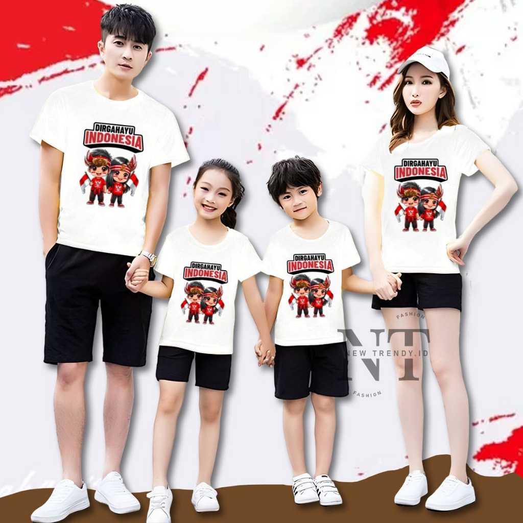 Jual NEW ARRIVAL KAOS HUT RI 80Th /ATASAN Dewasa/Anak SIZE LENGKAP BISA ...