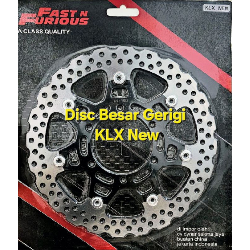 Jual Piringan Cakram Motor KLX D Tracker Model Gerigi Ukuran Lebar 300 ...