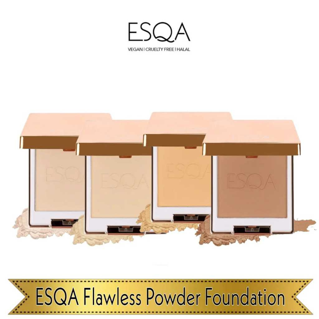 Jual ESQA Flawless Powder Foundation | Shopee Indonesia