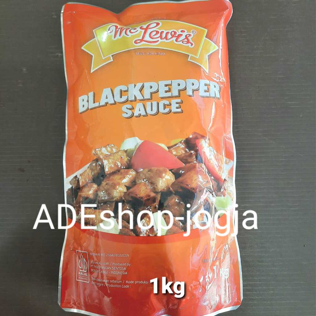 Jual mc lewis saus lada hitam 1 kg mclewis sauce black pepper | Shopee ...