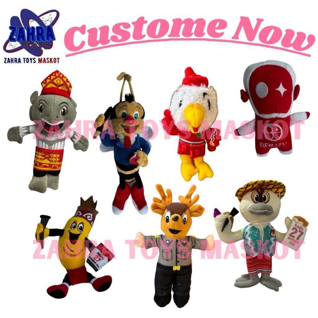Jual SAMPLE PRODUKSI BONEKA BY ZAHRA TOYS MASKOT | Shopee Indonesia