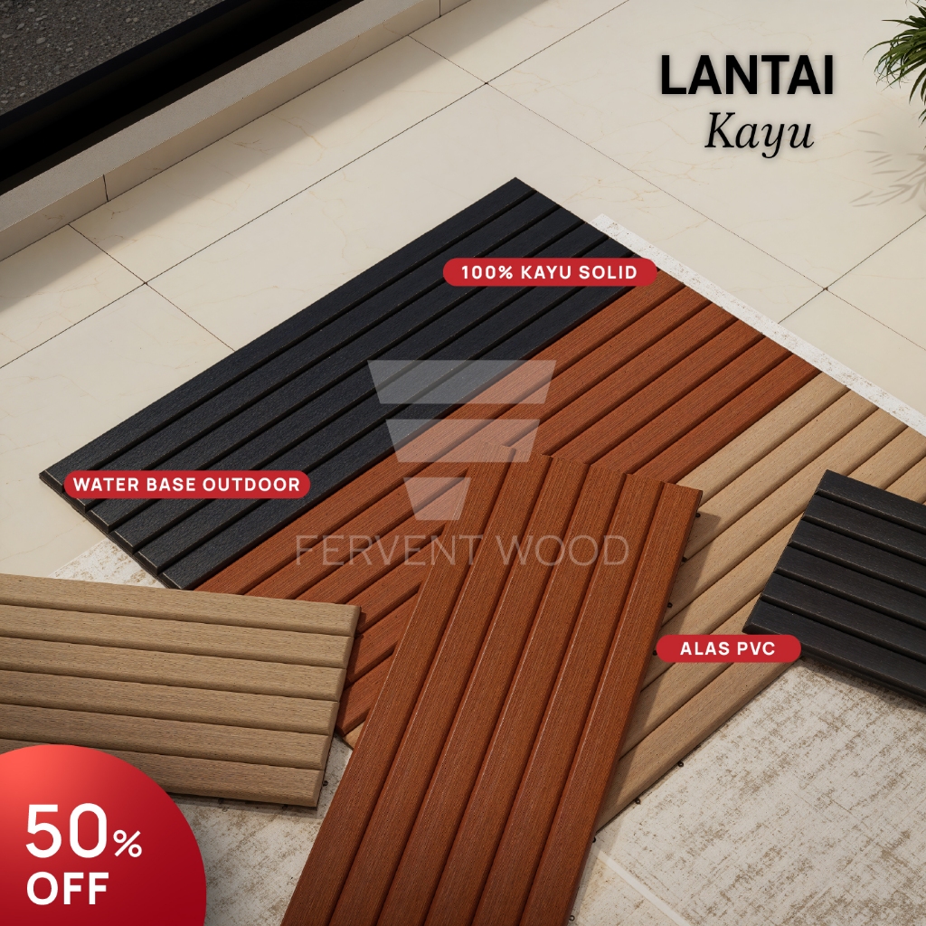 Jual FERVENT WOOD Lantai Kayu Flooring Decking Tile Ubin Parket Parquet ...