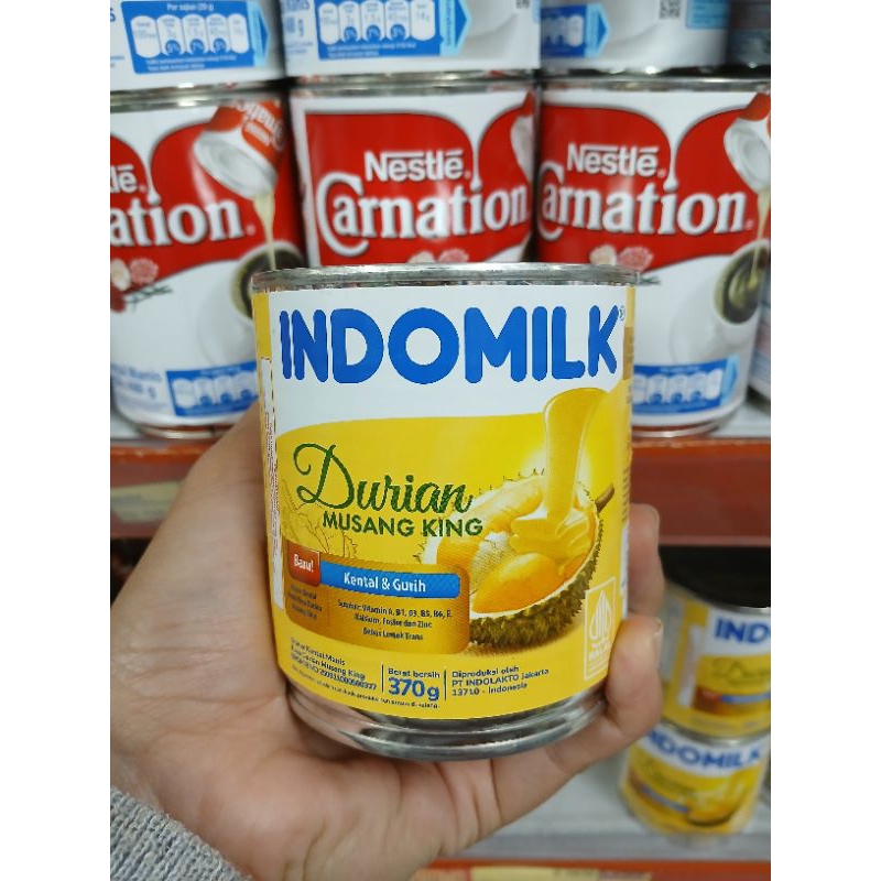 Jual susu indomilk kaleng rasa durian 370g | Shopee Indonesia