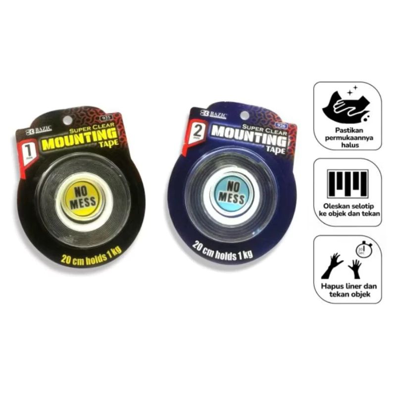 Jual Kode Slp - Double Tape Bening Bazic 2 inch 1 inch / Perekat Timbal ...