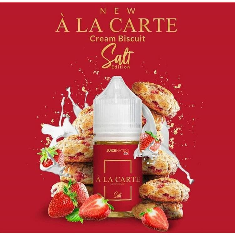 Jual Alacarte ala carte Cream Biscuit 30ml Saltnic | Shopee Indonesia