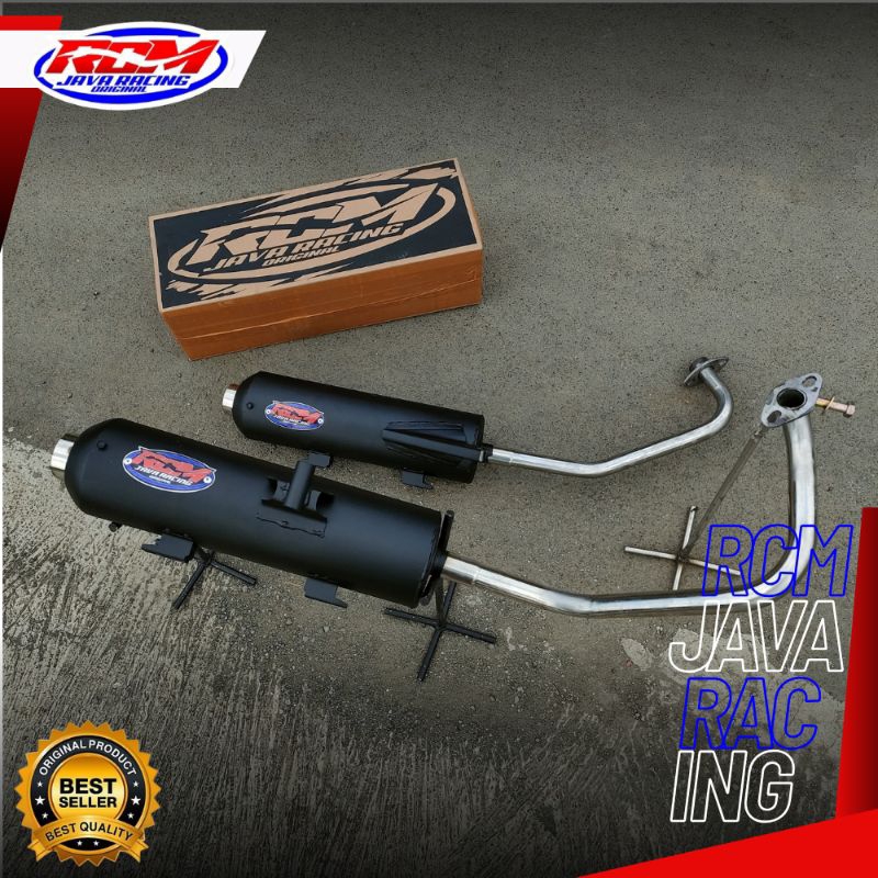 Jual Knalpot RCM JAVA RACING TB VARIO ,Beat fi, Beat Deluxe, Vario 125/150, N-max/Aerox old-New ...