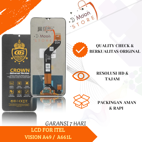 Jual LCD TOUCHSCREEN ITEL VISION A49 A661L ORIGINAL FULLSET COMPLETE ...
