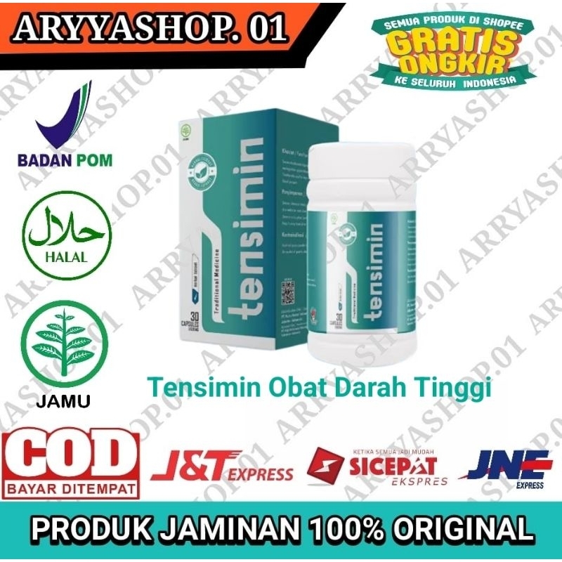 Jual Tensimin 100% Asli Obat Hipertensi Darah Tinggi Jantung Stroke ...