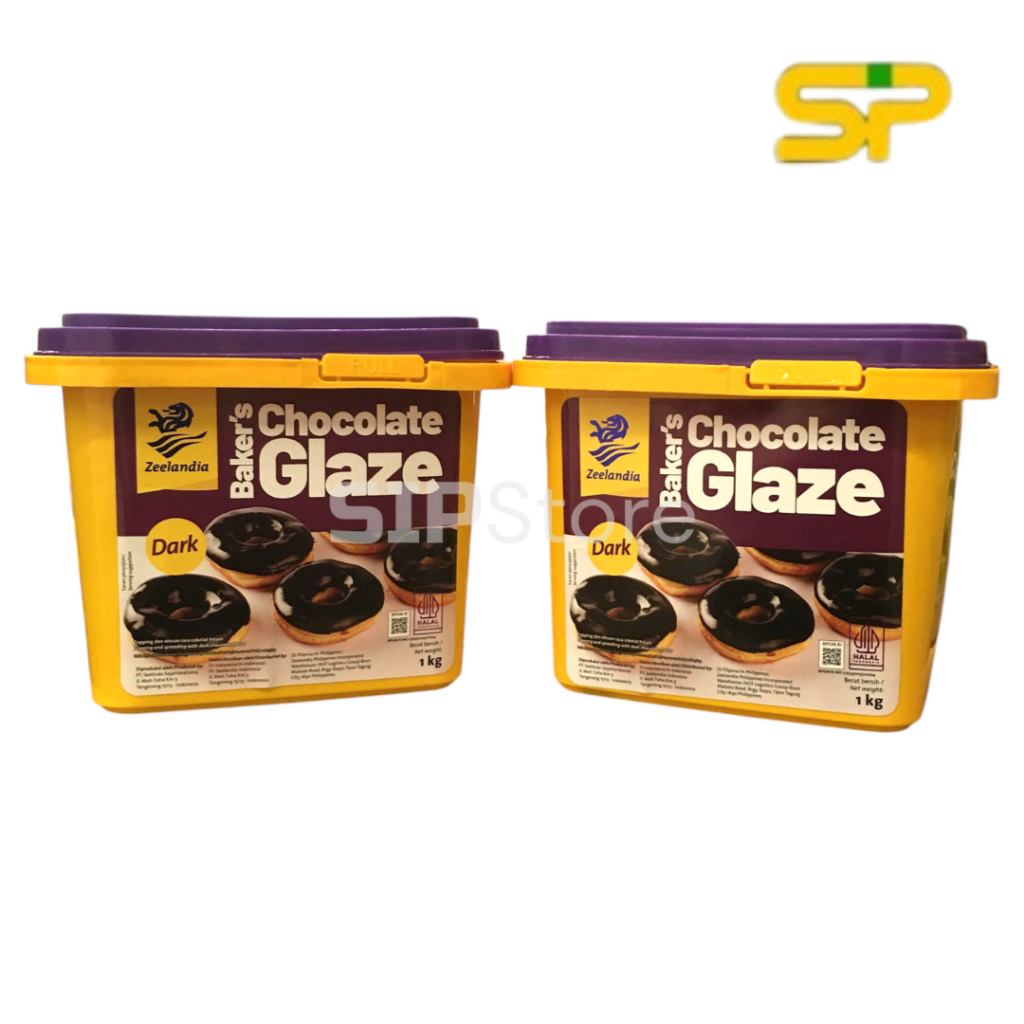 Jual Zeelandia Baker's Dark Chocolate Glaze 1kg / Topping Kue dan Donut ...