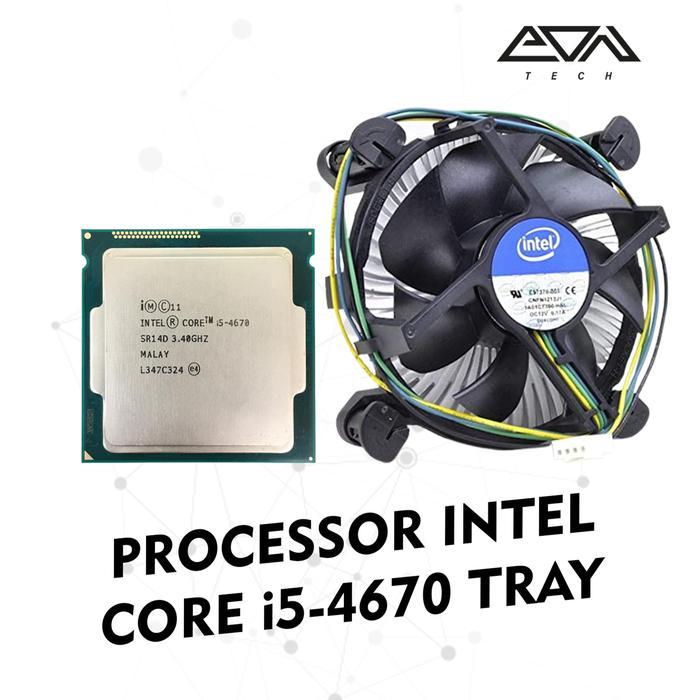Jual Intel Core i5 4670 Processor Tray + Fan (socket 1150 | H81 ...