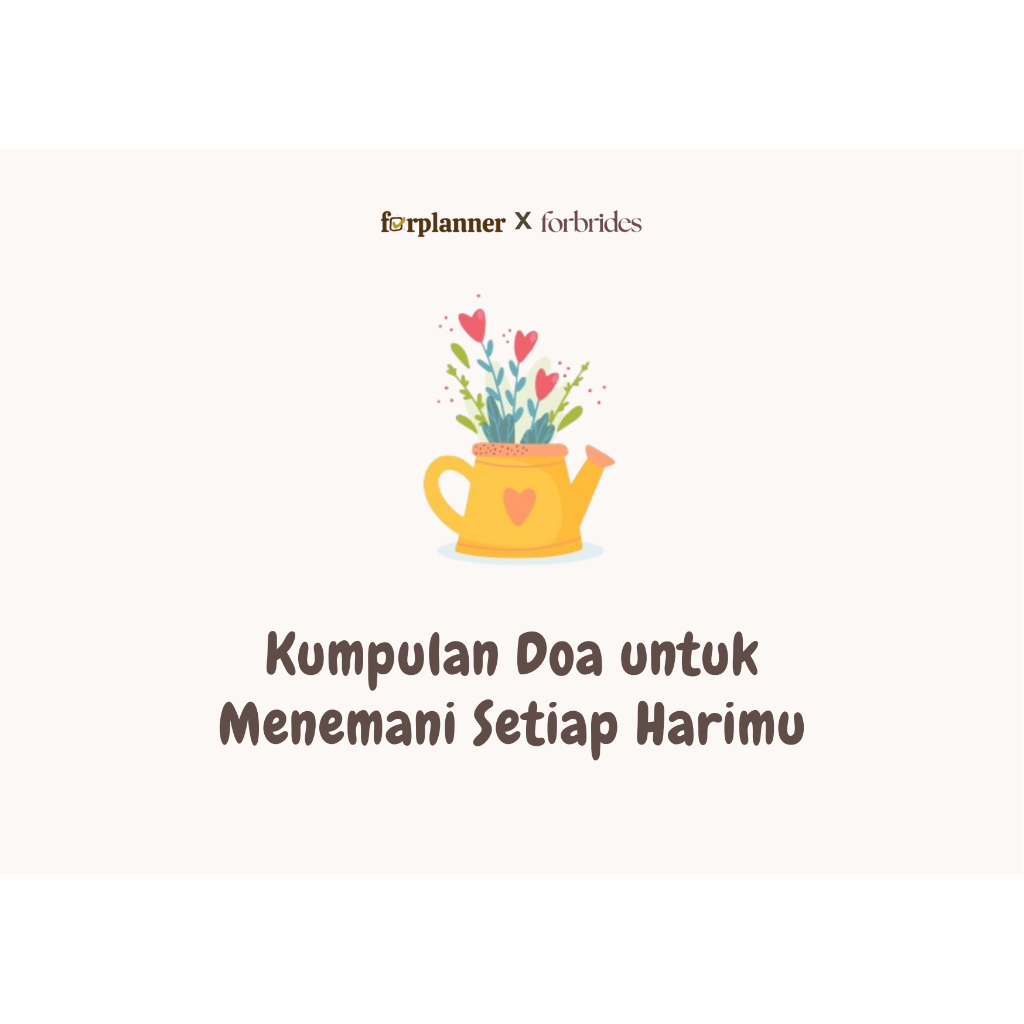 Jual BUKU DOA UNTUK MENEMANI SETIAP HARIMU by FORPLANNER.ID | Shopee ...