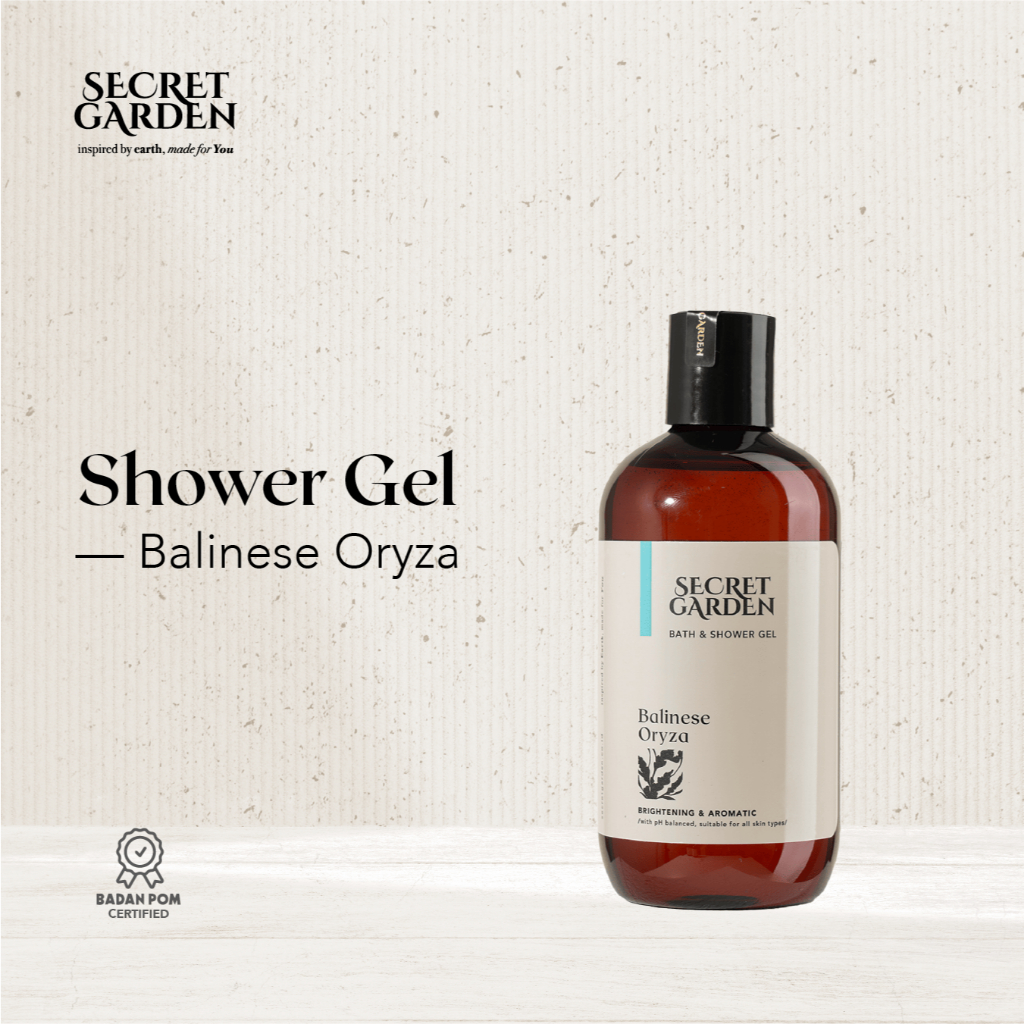 Jual Secret Garden - Bath & Shower Gel Balinese Oryza 250ml | Body Wash ...