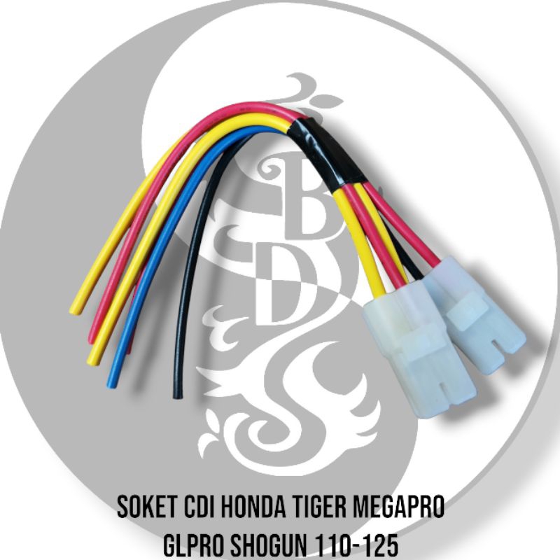 Jual Kabel Soket Cdi Honda Tiger Megapro Glpro Shogun 110/125 Socket ...