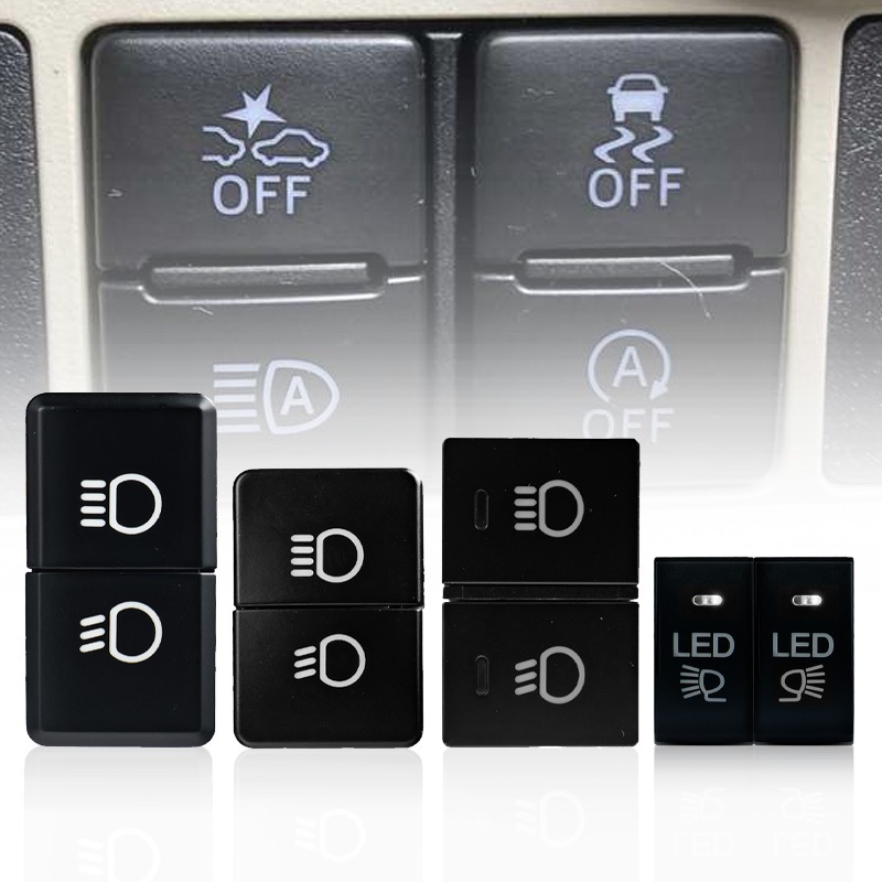 Jual Saklar Mobil Switch 2 Tombol untuk Foglamp Lampu Tembak 3 Mode ...