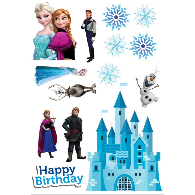 Jual Topper Tema Frozen Birthday Custom Nama | Shopee Indonesia