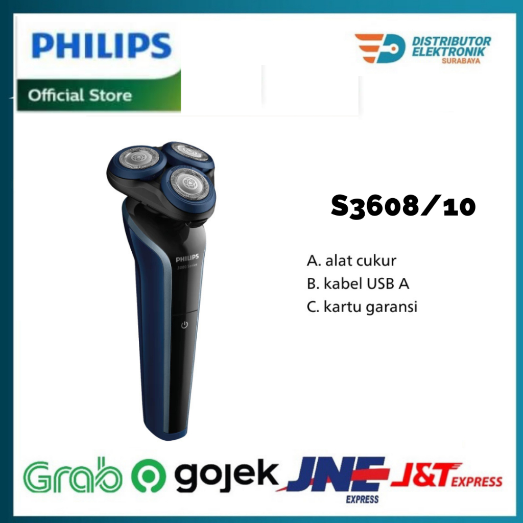 Jual Philips | Shaver 3000 | Alat Cukur Electric Kumis dan Jenggot Pria ...