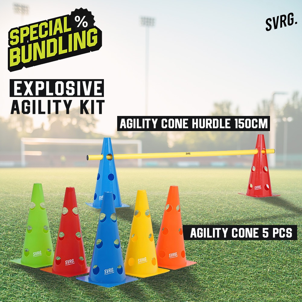 Jual SVRG Special Bundle Explosive Agility Kit – Agility Cone Hurdle ...