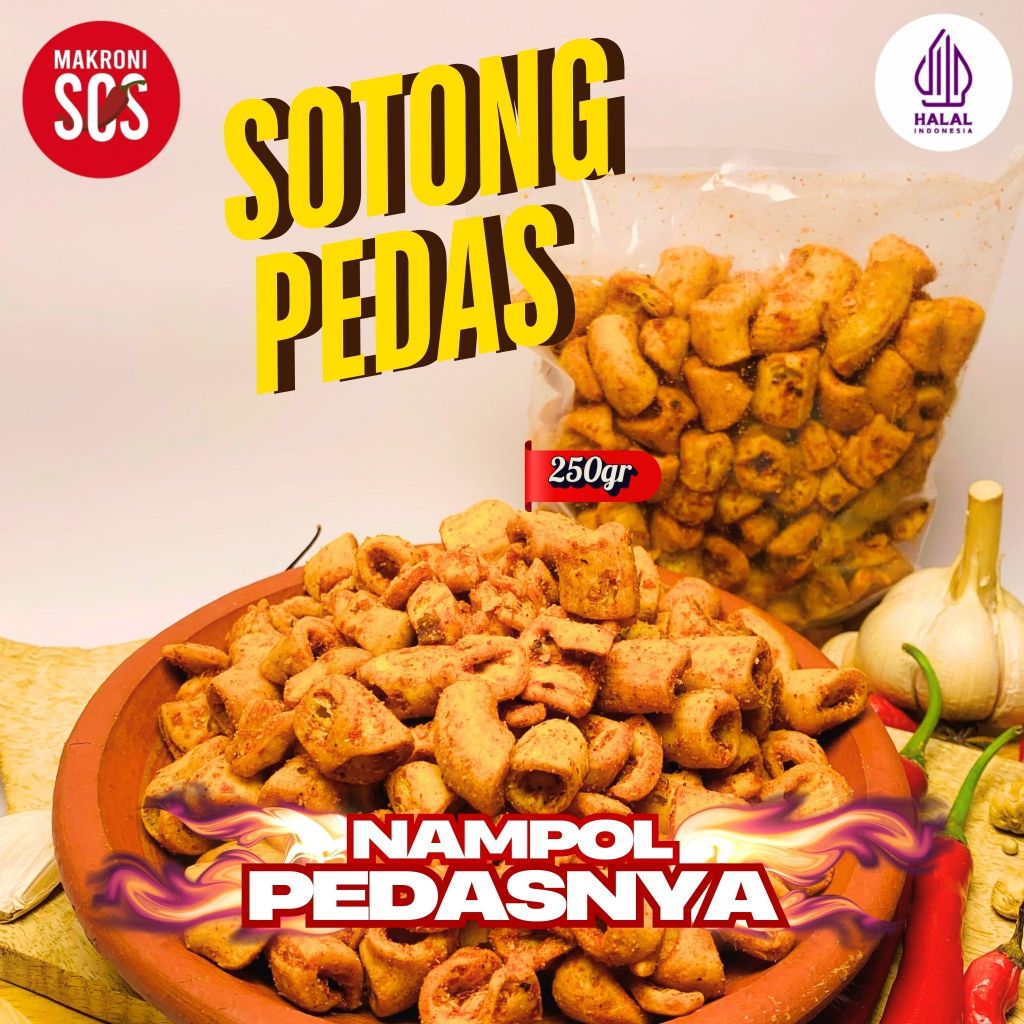 Jual 200GR | 1/4KG SOTONG GORENG PEDES JERUK SNACK FOOD SOTONG | Shopee ...