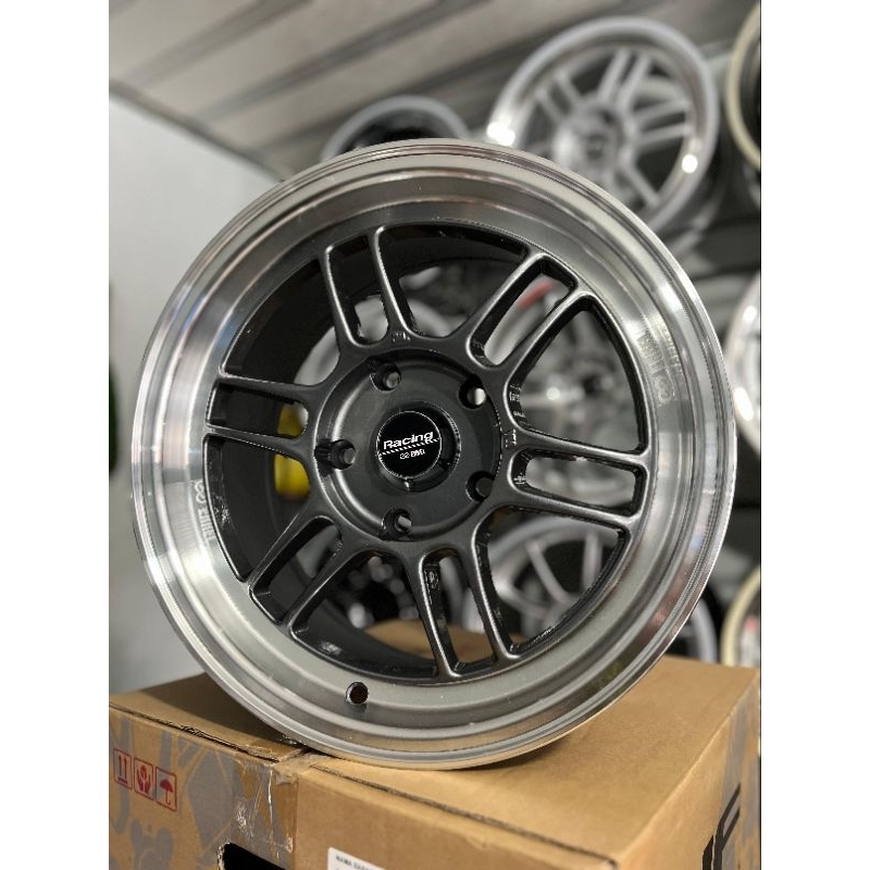 Jual velg mobil enkei rpf r15 gunmett lip polish pcd 5x114 kondisi baru | Shopee Indonesia