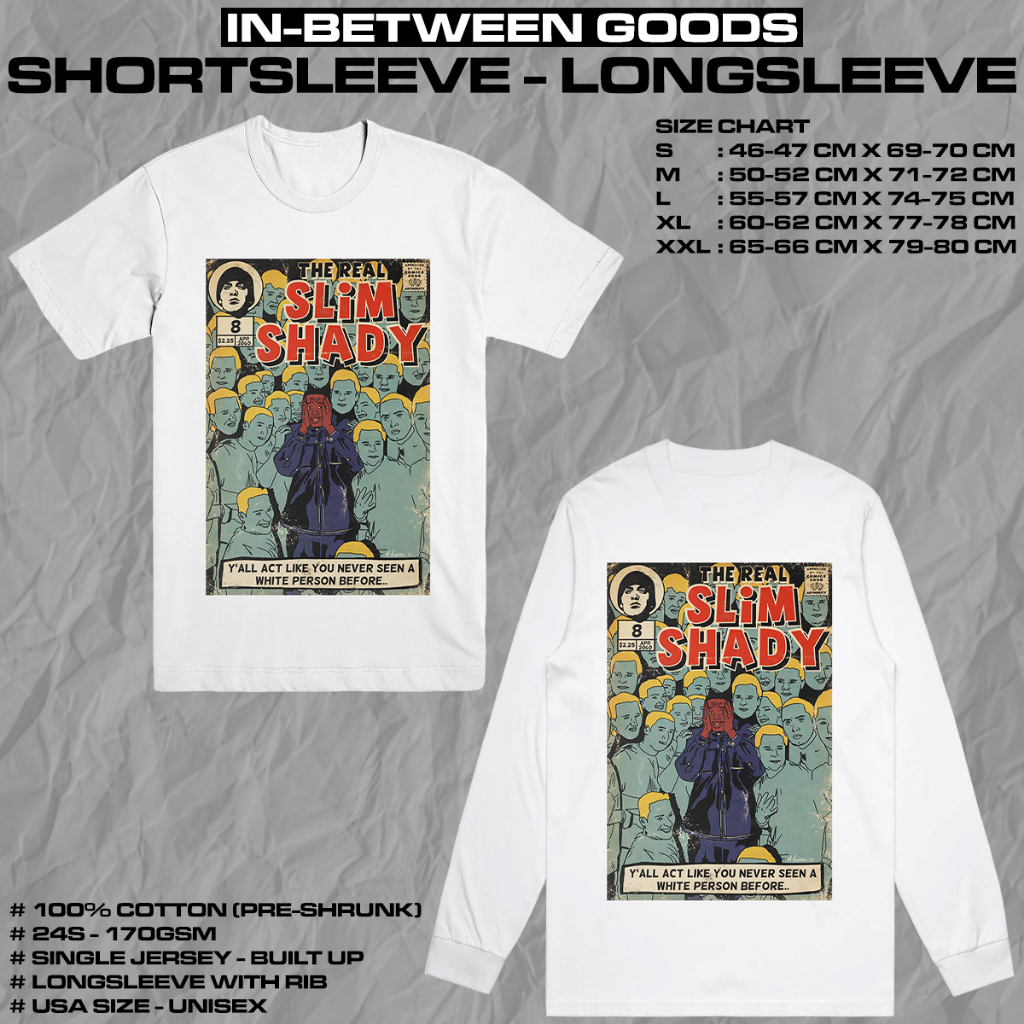 Jual EMINEM - THE REAL SLIM SHADY COMIC | T-SHIRT | LONGSLEEVE | MUSIC ...