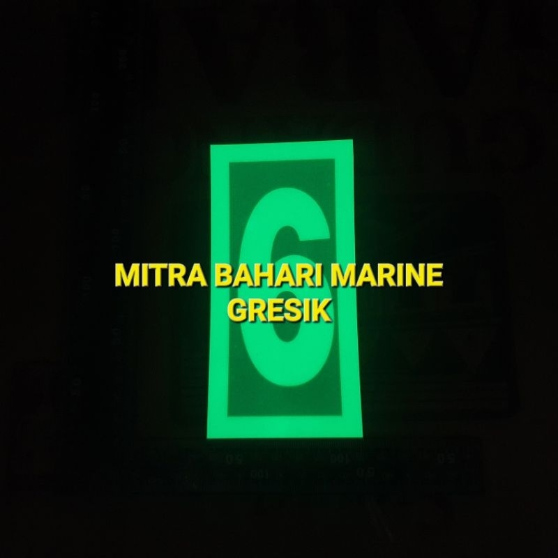 Jual Stiker IMO Symbol IMPA 334206, 334246 Number 6 Ukuran 7,5x15cm ...