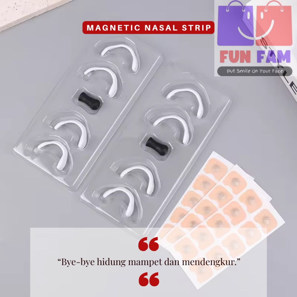 Jual Magnetic Nasal Strip - Nose Dilator - Nose Strip - Magnet Hidung ...
