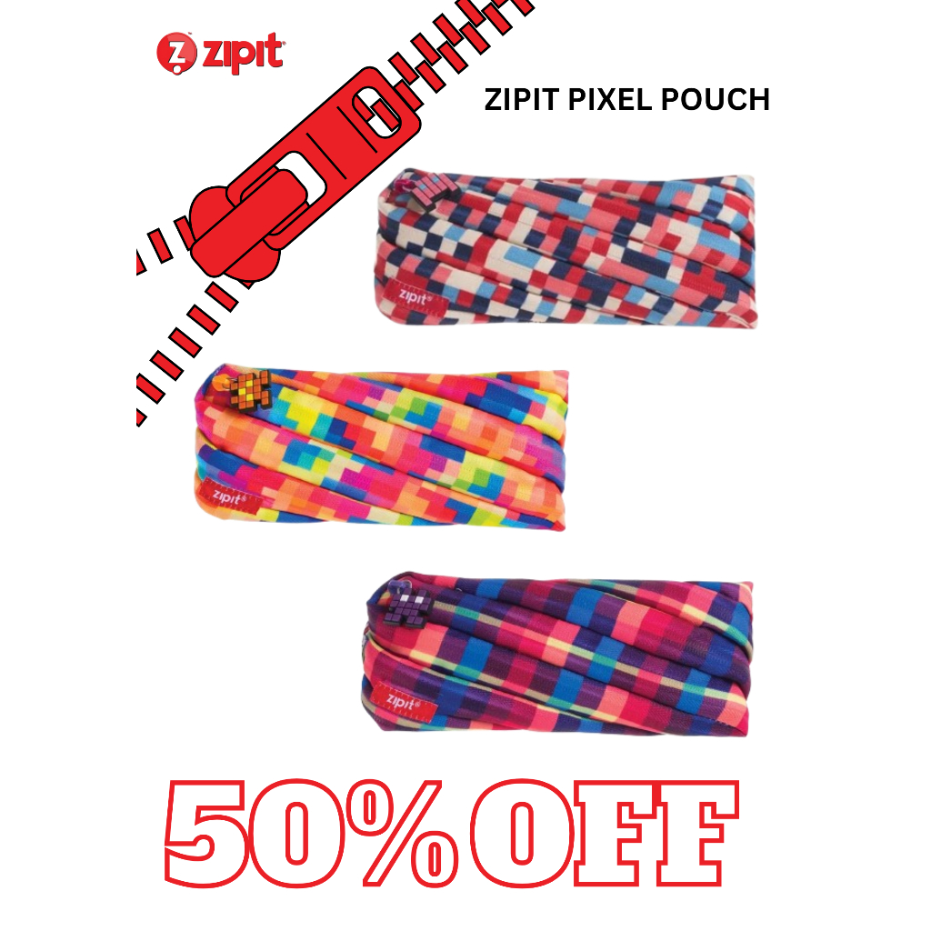 Jual Zipit Pixel Art Print Pouch | Shopee Indonesia