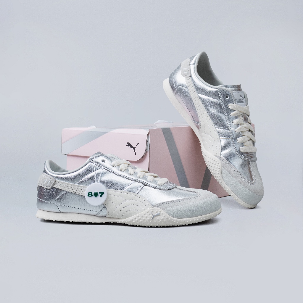 Jual Puma Bella UT Leather Silver | Shopee Indonesia