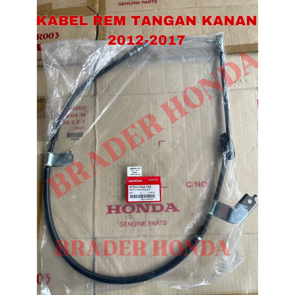 Jual KABEL REM TANGAN WIRE TUAS PARKIR HAND BRAKE BRIO SATYA 2012 2013 ...