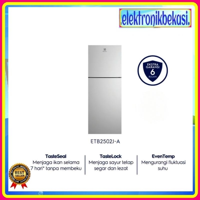 Jual KULKAS ELECTROLUX ETB 2502 J A / KULKAS ELECTROLUX 2 PINTU ETB 2502 / ELECTROLUX ETB-2502JA ...