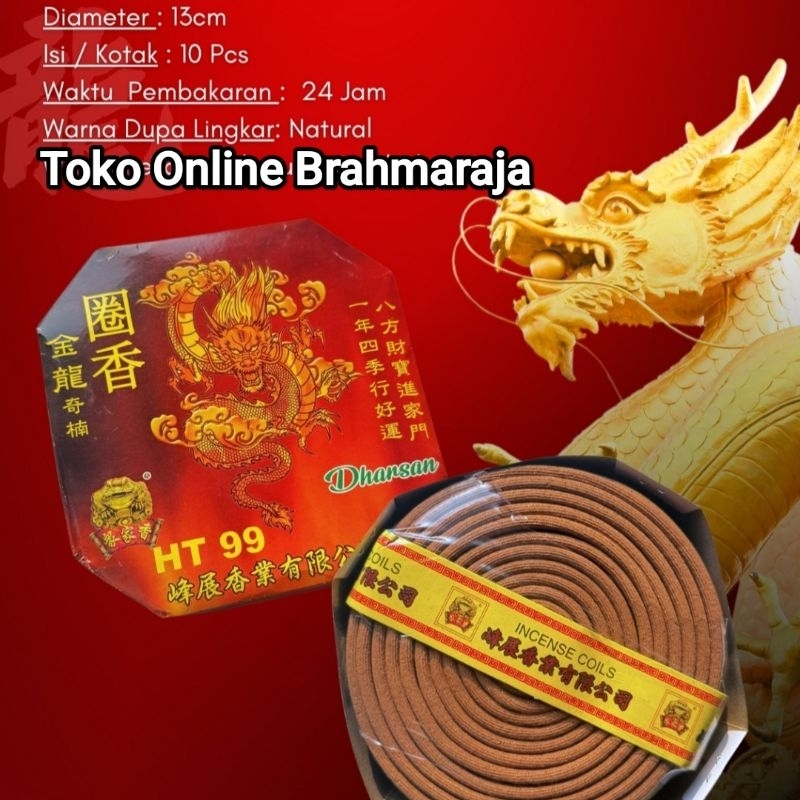 Jual Dupa Wangi Hio Lingkar 24 Jam Aroma Dragon Darshan | Shopee Indonesia