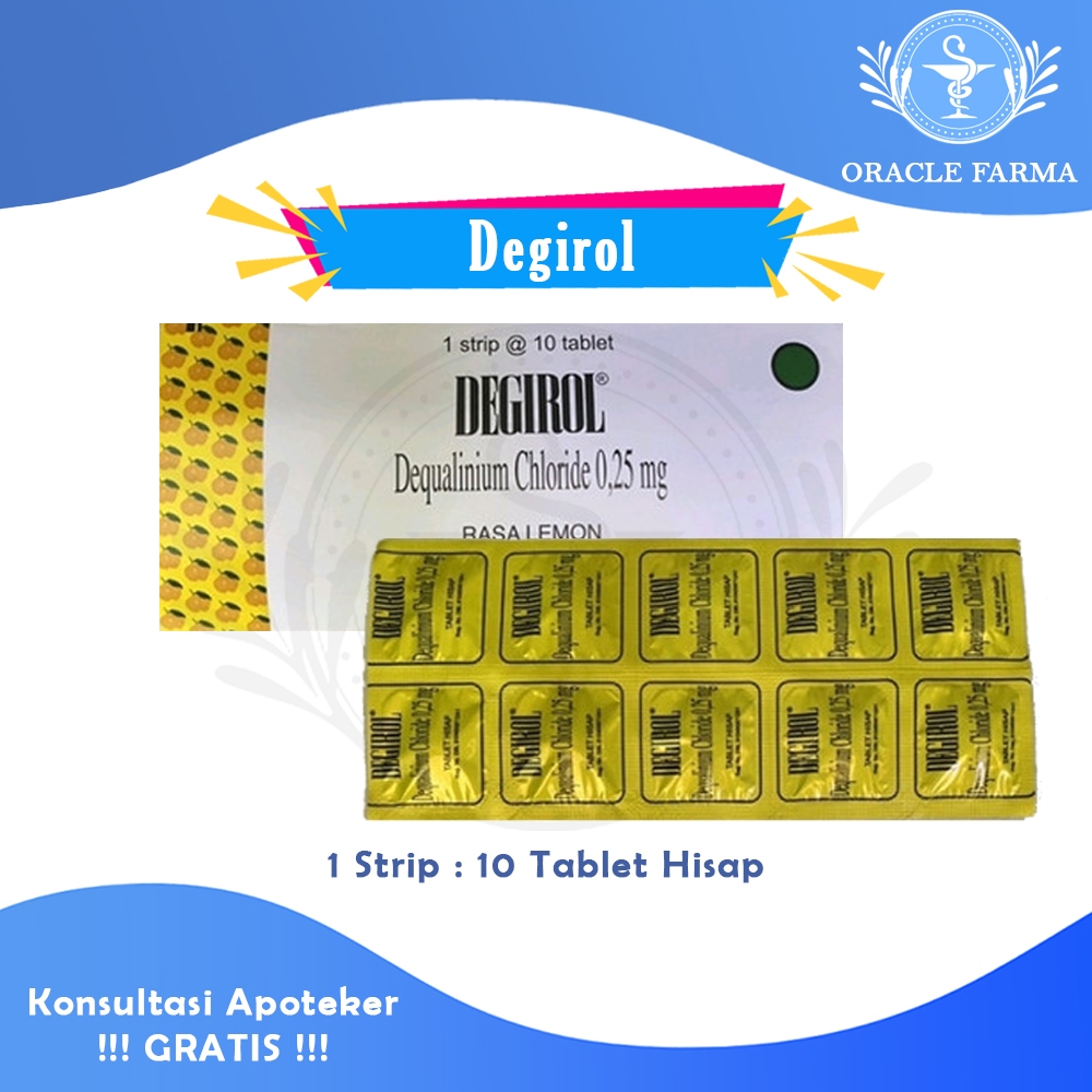 Jual DEGIROL TABLET HISAP 10 TAB UNTUK SAKIT TENGGOROKAN | Shopee Indonesia