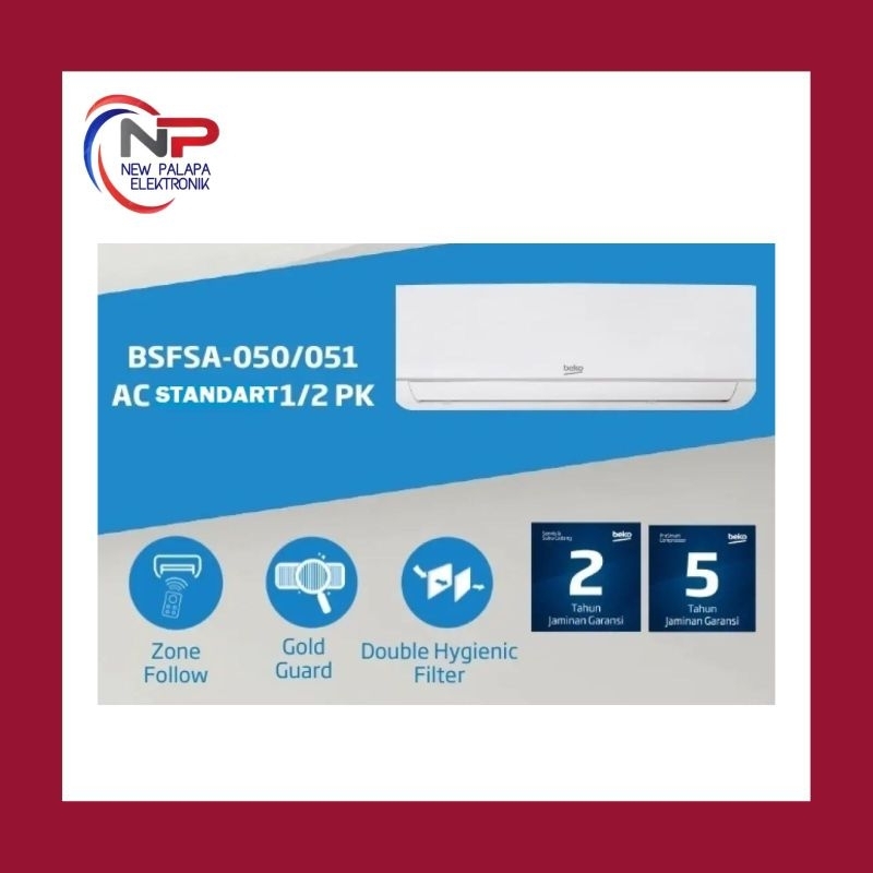 Jual AC BEKO BSFA 050 / AC BEKO 1/2PK | Shopee Indonesia