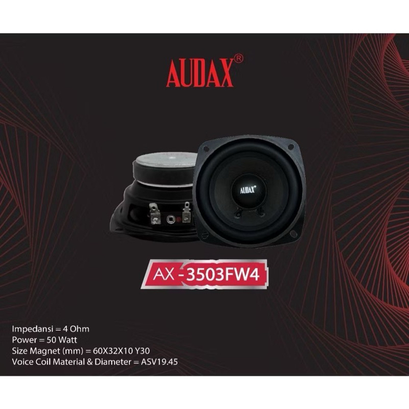 Jual SPEAKER PASIF 3,5” audax AX-3503 FW4 woofer | Shopee Indonesia