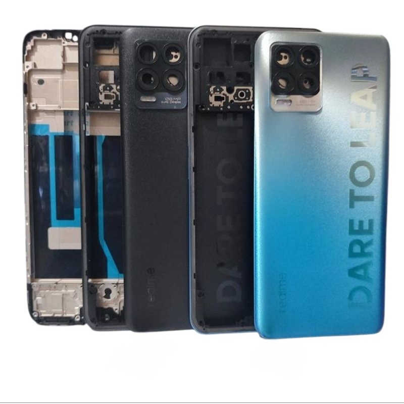 Jual Housing Kesing Casing Full Set BackDoor Tutup Belakang + Bezel + Middle Frame Realme 8 PRO ...