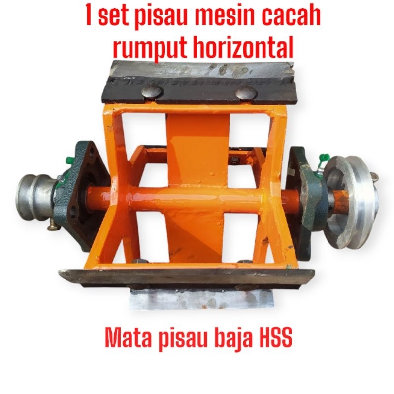 Jual Pisau cacah rumput 1 set baja HSS untuk buat sendiri chopper 1ton ...