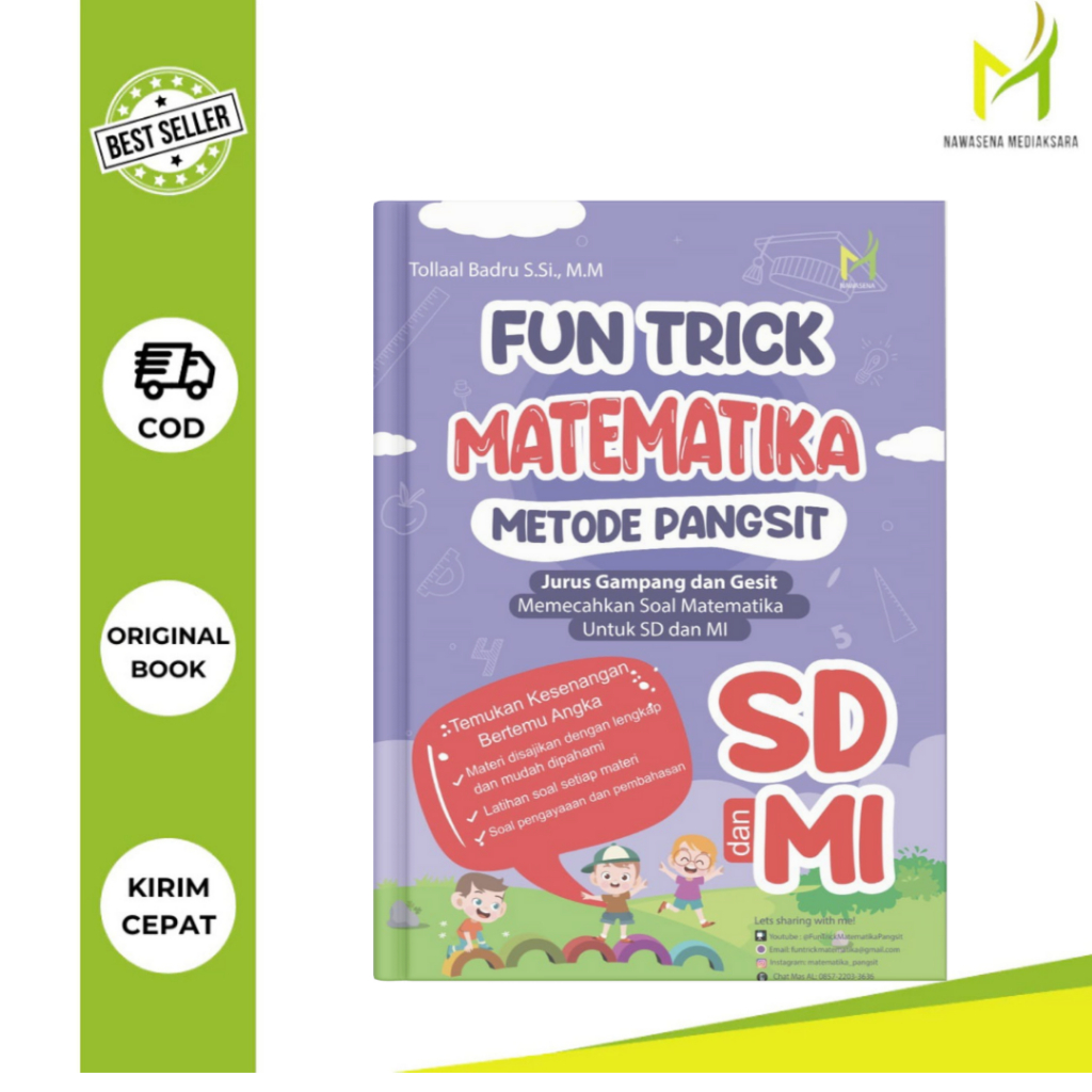 Jual FUN TRICK MATEMATIKA METODE PANGSIT SD/MI (Nawasena Mediaksara Utama) | Shopee Indonesia