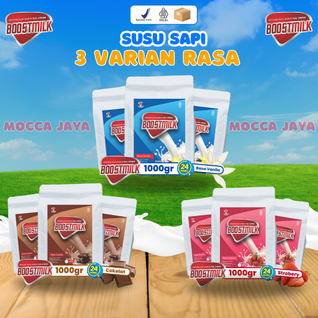 Jual BOOSTMILK SUSU SAPI BUBUK PENAMBAH NAFSU MAKAN DAN PENNGEMUK BADAN ...